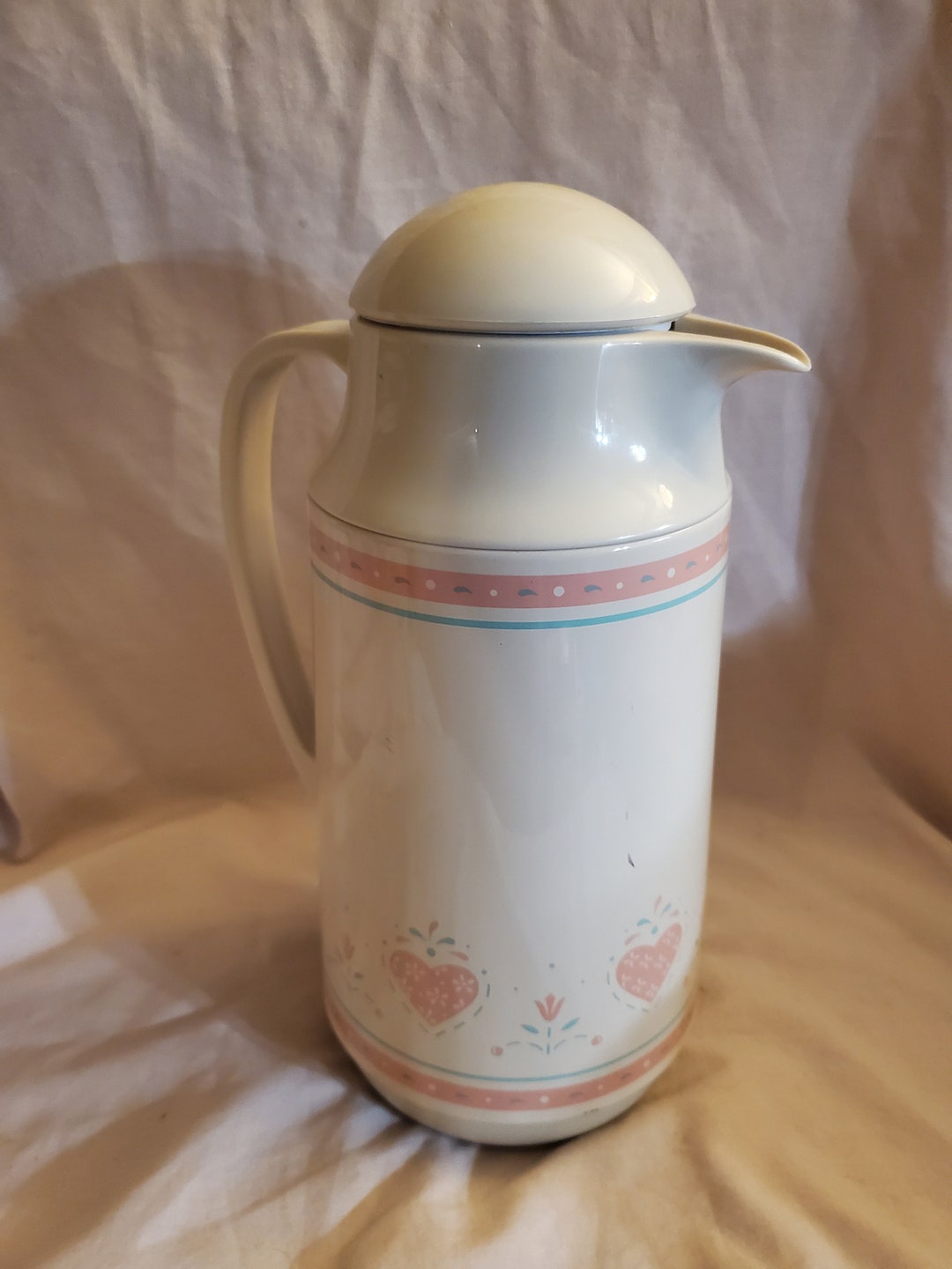 Corning Thermique Forever Yours Pink Heart Carafe Hot Beverage ...