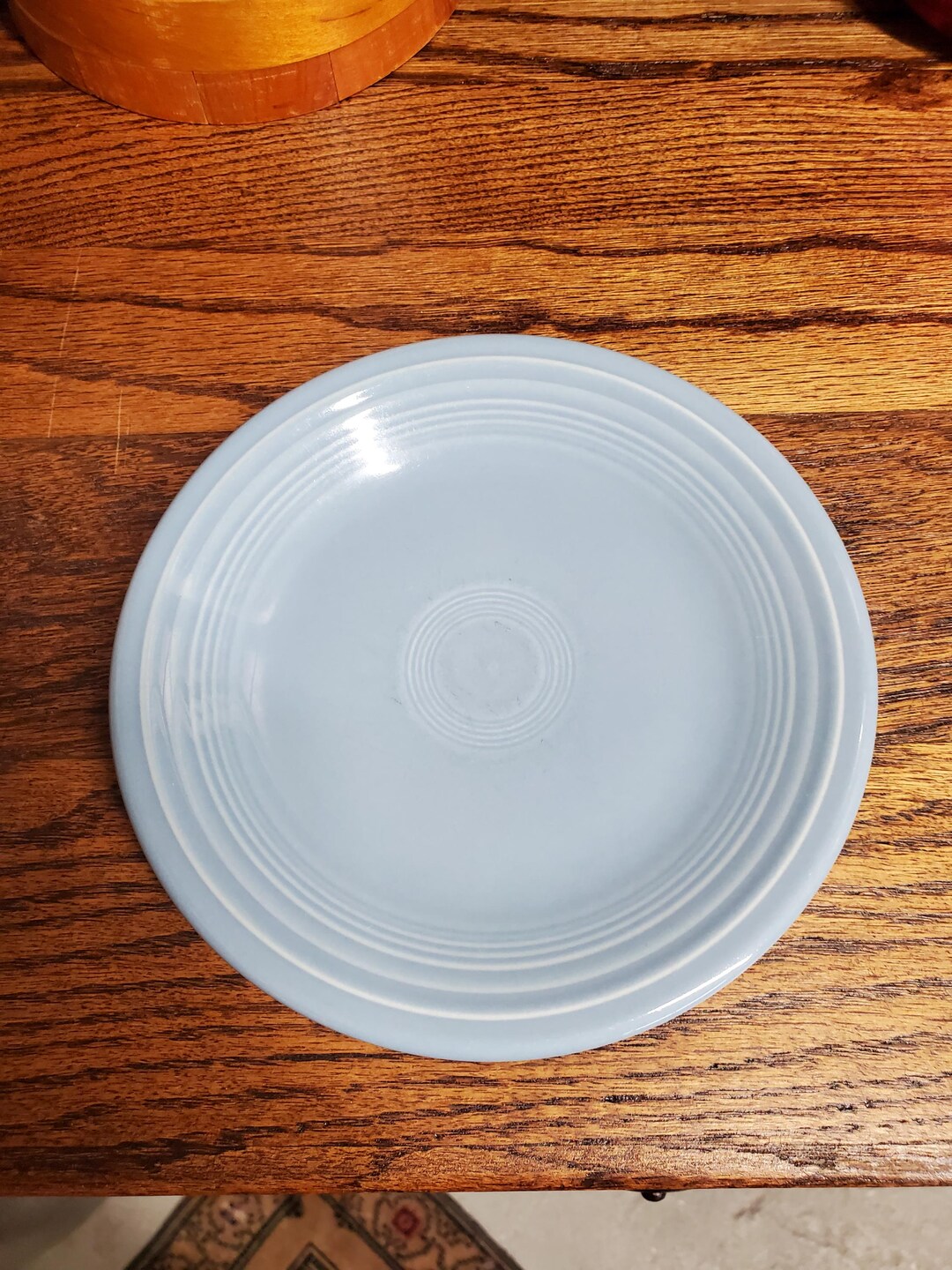 Aged Older, Fiesta Ware, 7.25 Inch Periwinkle Blue, Coupe Style, Solid ...