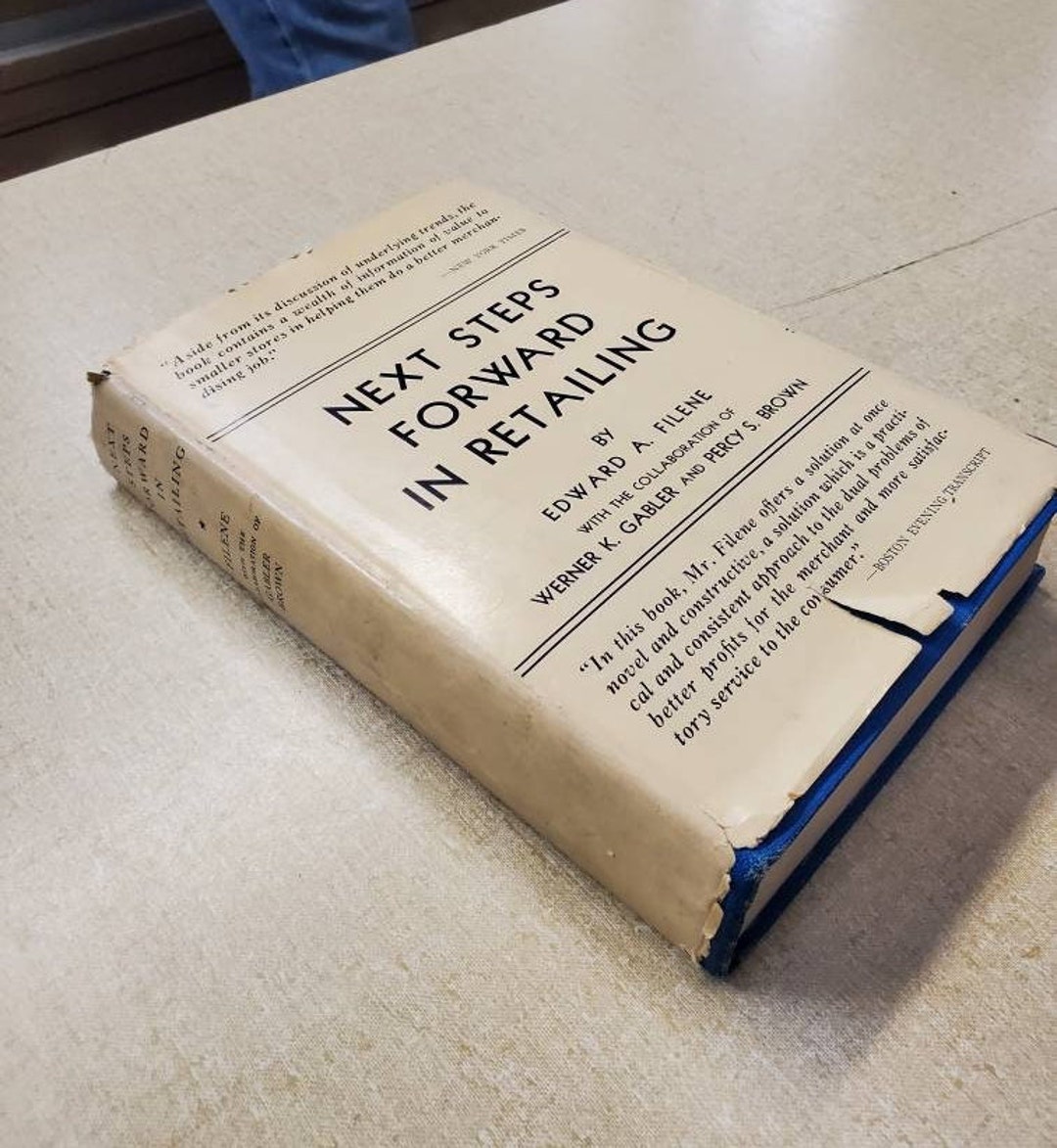 Next Steps Forward in Retailing, Hardback, 1937 Book, Retail ...