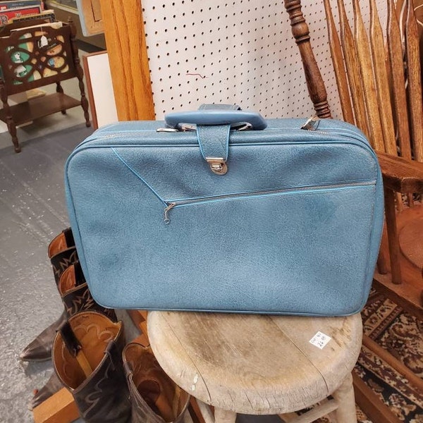 Blue Suitcase - Etsy