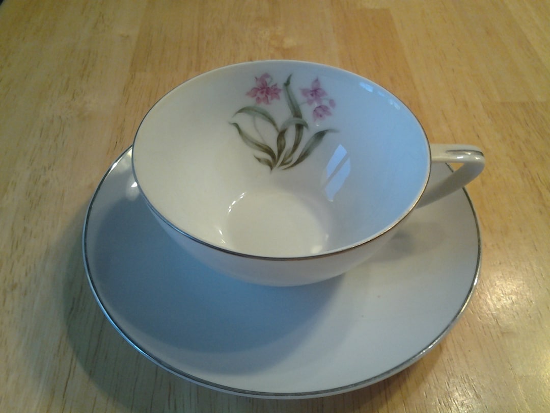 Grantcrest China Pink Orchid Made in Japan Cup and Saucer Set - Etsy