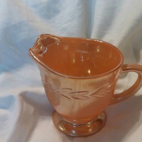 Peach Lusterware - Etsy
