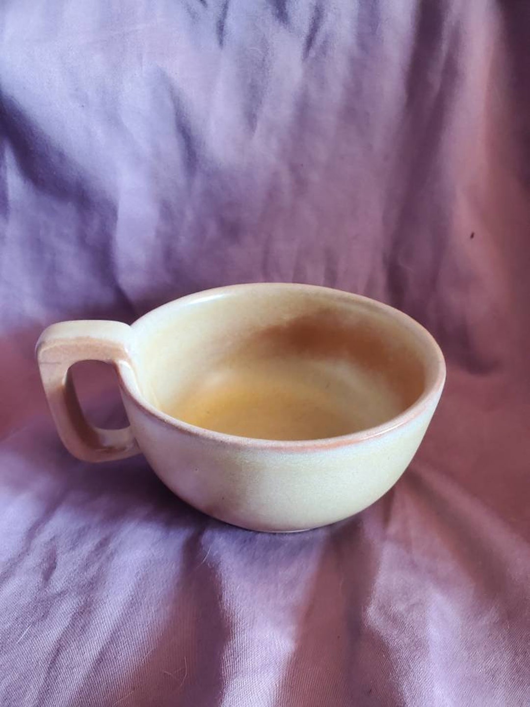 Frankoma Pottery, Plainsman Gold and Brown, Soup Bowl or Mug, 45C ...