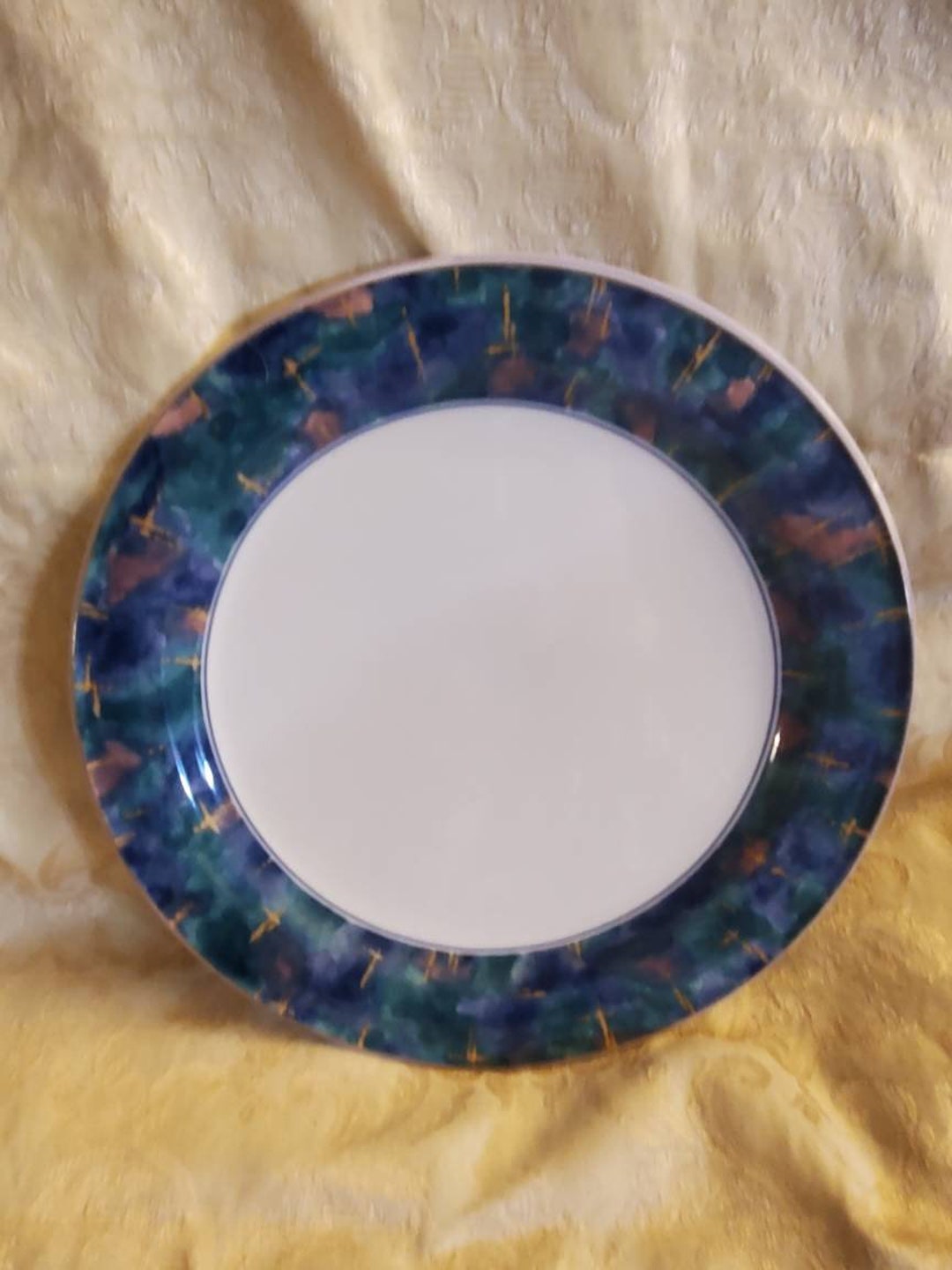 Rare, Sango Fine China, 10.5 Inch Dinner or Chop Plate, Jewel by ...