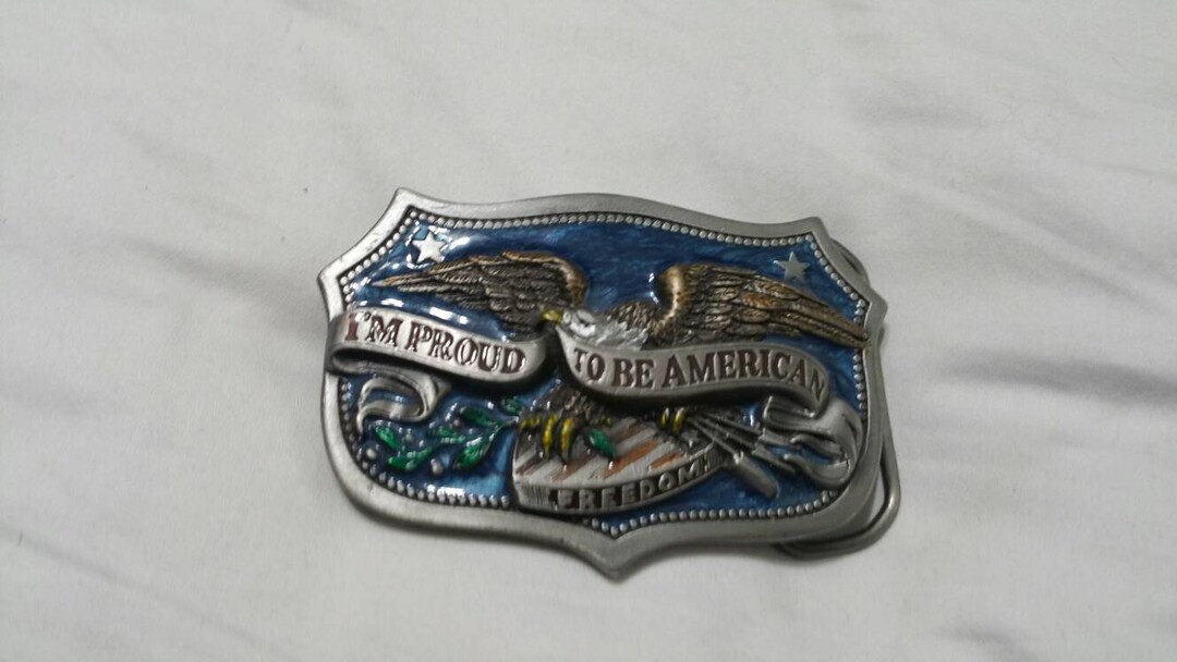 Pure Pewter, I'm Proud to Be American, Freedom, Colorized, Eagle and ...
