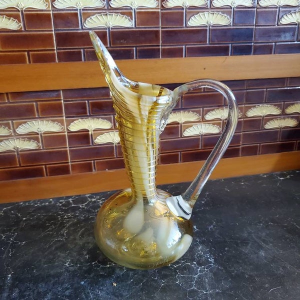 Glass Ewer - Etsy