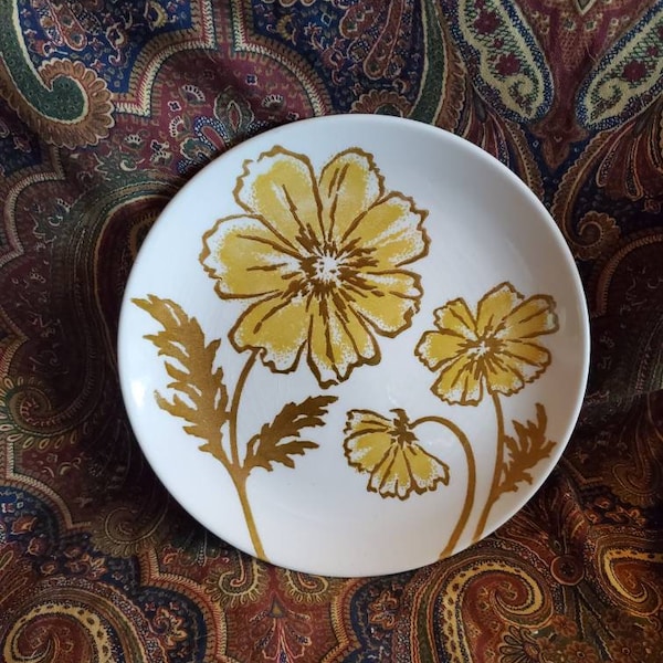 Yellow Flower Dishes - Etsy