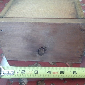 On Sale Vintage Lucite and Wood Recipe Box or Container With Original ...