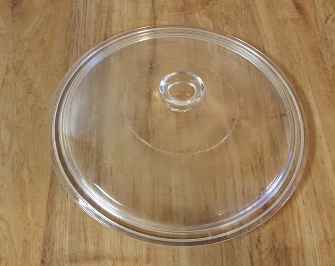 Rival Glass 9.50 Inch Round Clear Glass Replacement Lid or Crock Pot ...