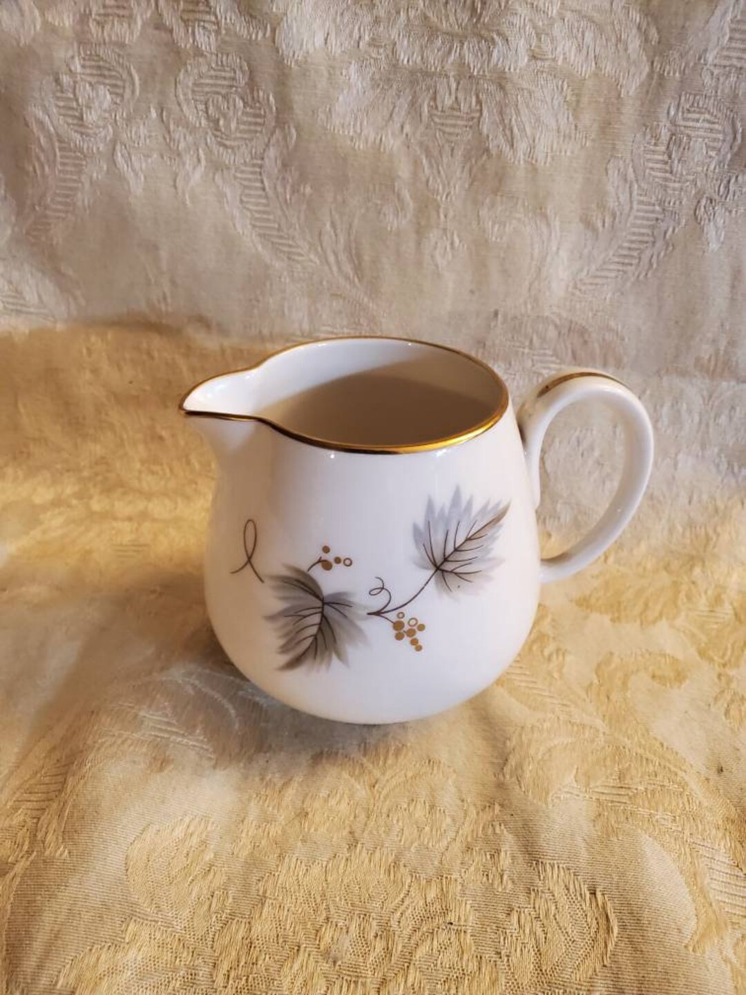 Noritake Ivory China, Fantasia Pattern, Milk Creamer or Syrup Pitcher ...