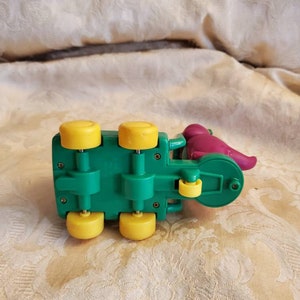 Working, Barney Pushing Baby Bop in Push Cart, Toy Works Lyons Group ...