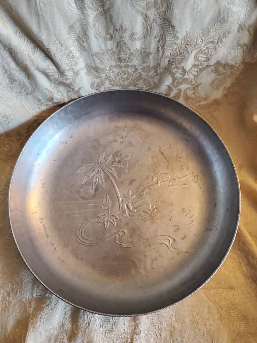 Everlast Metal Hand Pounded Aluminum 12.75 Inch Serving Bowl - Etsy