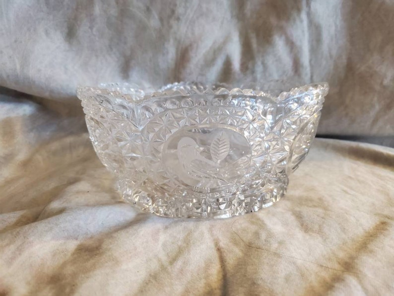 The Byrdes Collection by Hofbauer Crystal Glass Co 8 Inch - Etsy