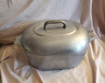 VTG Wagner Ware Sidney 4265 Magnalite Large Oval Roaster Pan Country ...