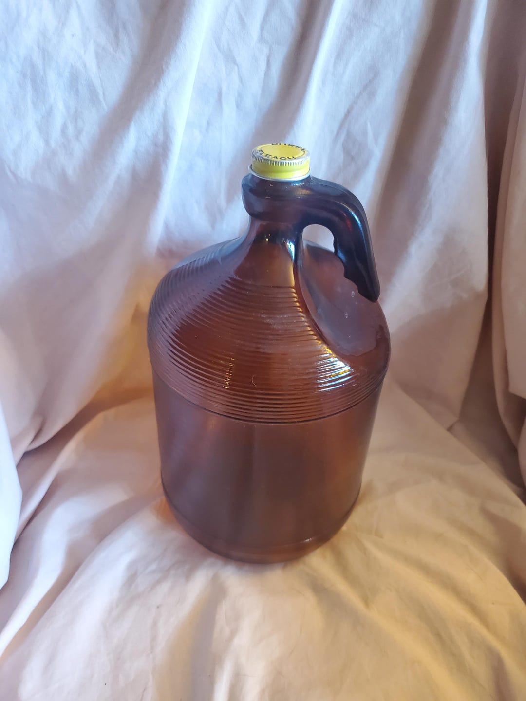 Purex Bleach Brown Bottle With Yellow Glass Lid, Laundry Room Decor ...