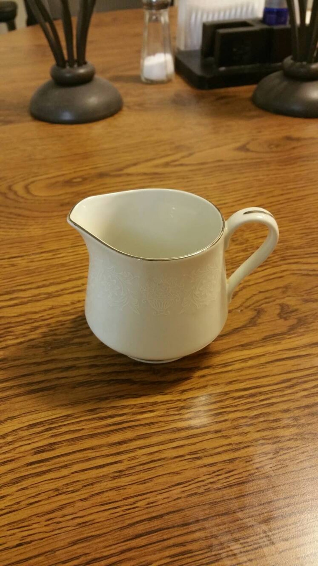 Crown Victoria, Fine China , Creamer or Syrup With Lovelace Pattern ...