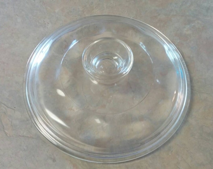 Round Clear Glass Pyrex Lid 7.75 Inch Bubble Replacement Crock Pot ...