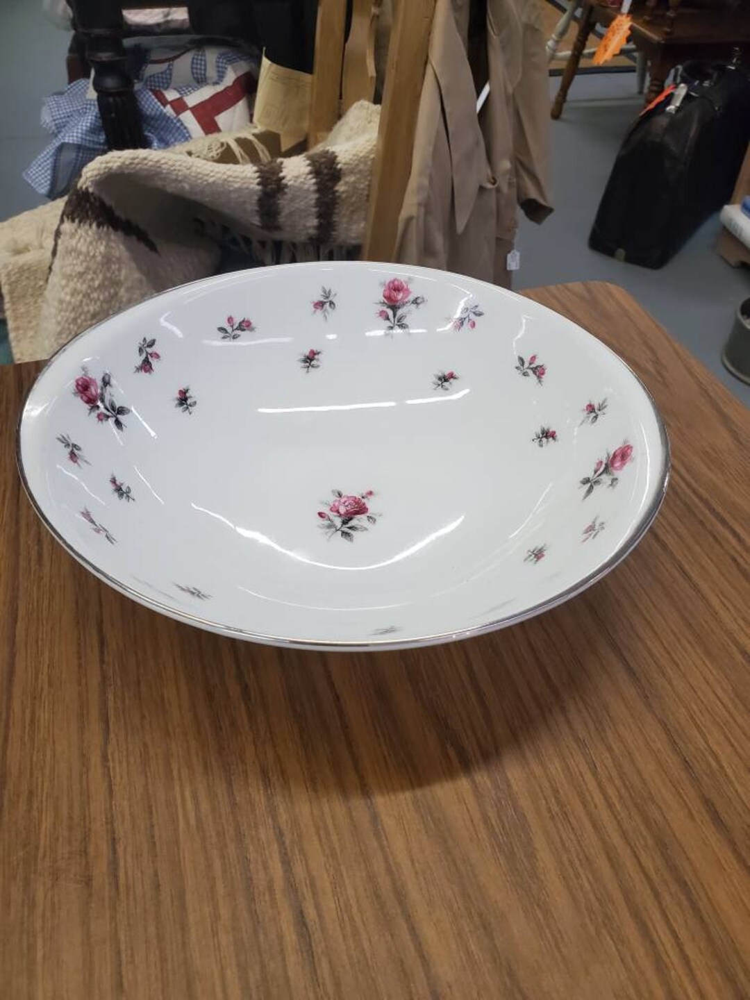 Meito China, Rose Chintz, 8.75 Inch Round Serving Bowl, Potato/pasta ...