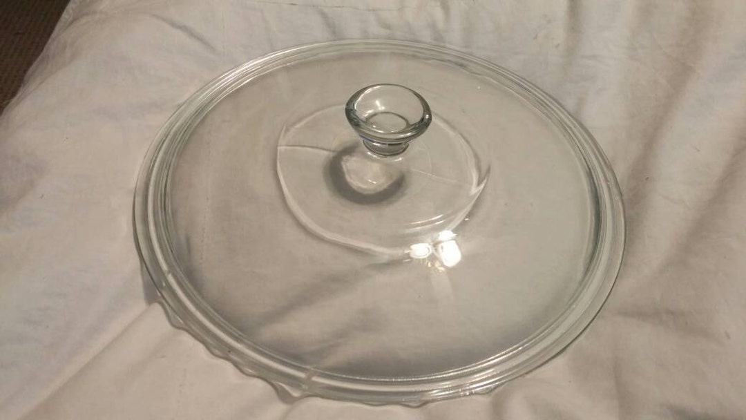 Rival Glass 9.50 Inch Round Clear Glass Replacement Lid or Crock Pot ...