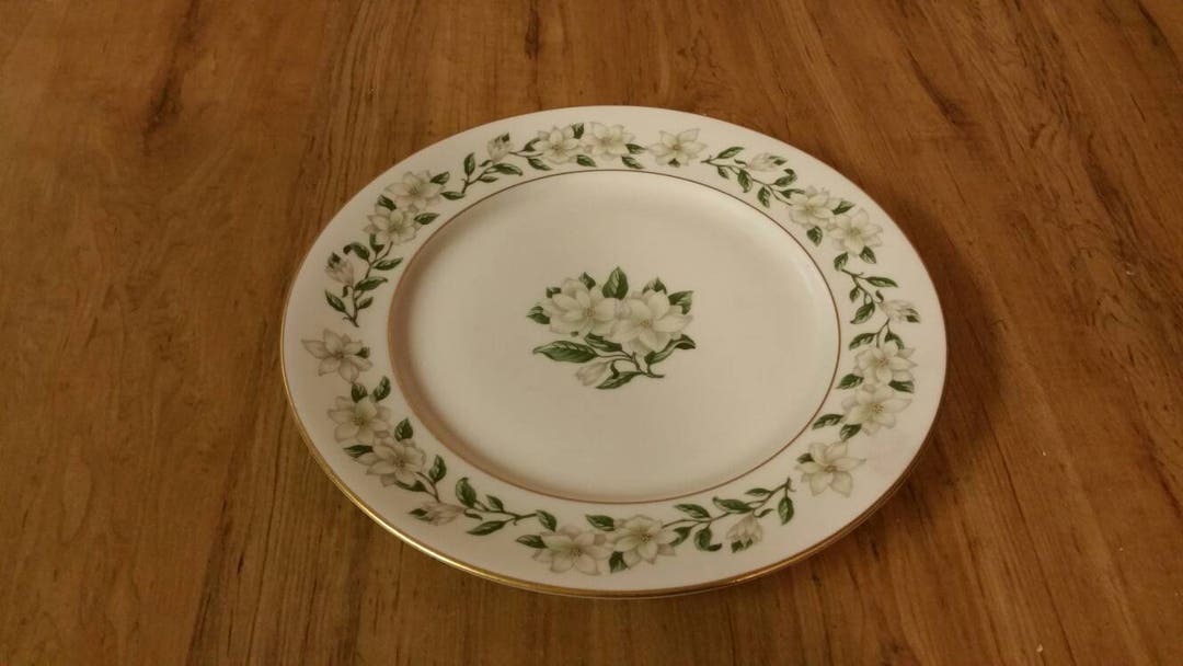 Princess China Tru Tone Bridal Wreath 8 Inch Salad or Dessert Plate ...