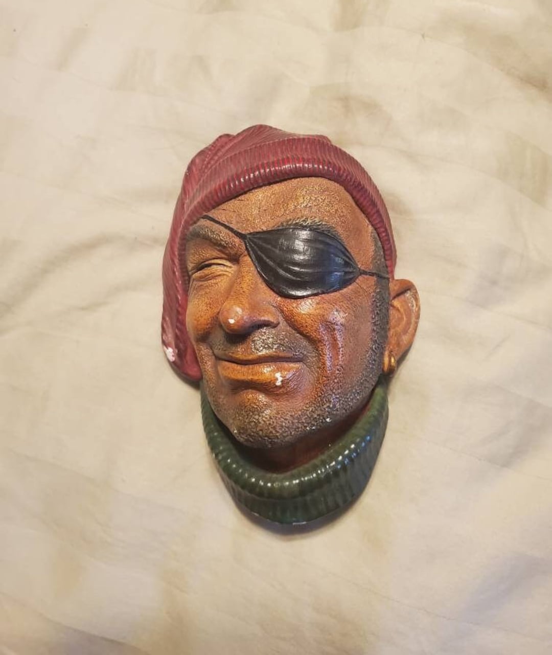 Bossons Chalkware , Smuggler Congleton Head Figurine, Made in England ...