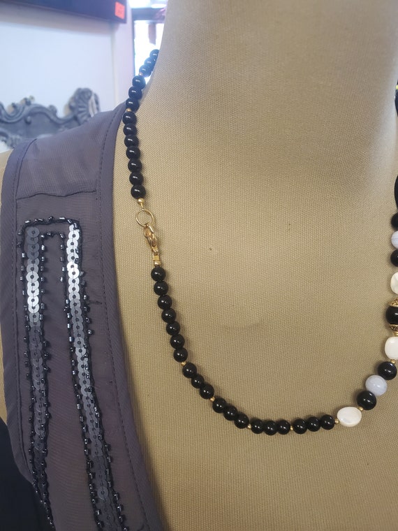 Lee Sands Designer, Elephant Head Mother of Pearl, Ab… - Gem