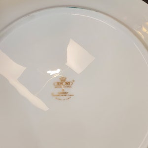 Oxford Bone China, 10 5/8 Inch Dinner Plate, Tenderly Pattern, Made in ...