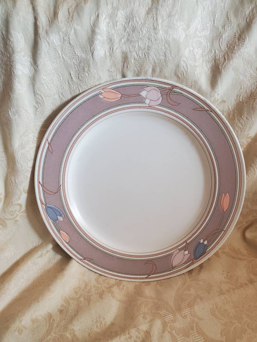 Mikasa Intaglio, 11 Inch Dinner or Chop Plate, Meadow Sun Pattern ...