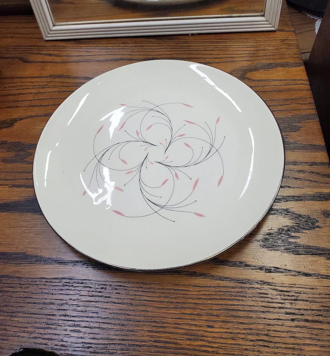 Homer Laughlin, Rhythm China, Capri Design, 10.10 Inch Dinner Plate ...