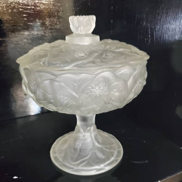 Fenton Candy Dish Signed - Etsy