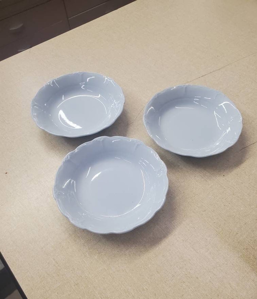 Set of 3, Swinnertons, Chelsea Blue, 5.5 Inch Berry or Sauce Bowls ...
