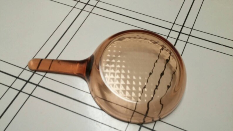 Corning Ware Amber Glass Visions 7 Inch Cooking Skillet - Etsy
