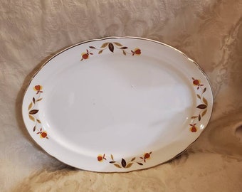 Rare Vintage Large Oval Metal Jewel Tea Turkey Platter - Etsy