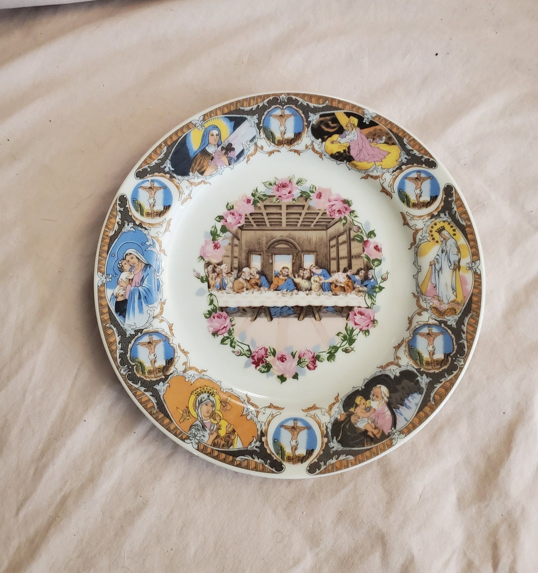 Religious Decor, "the Lord's Supper", 7.50 Inch Decorative Plate ...
