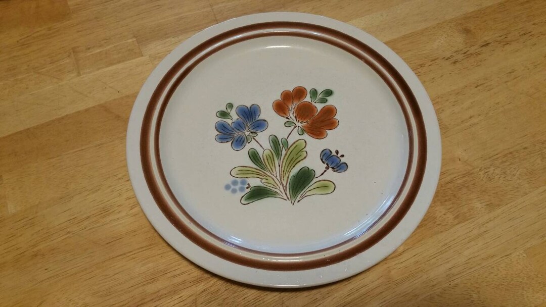 Newcor 148 Colony, 10.75 Inch Stoneware Dinner and Chop Plate, Mioko ...
