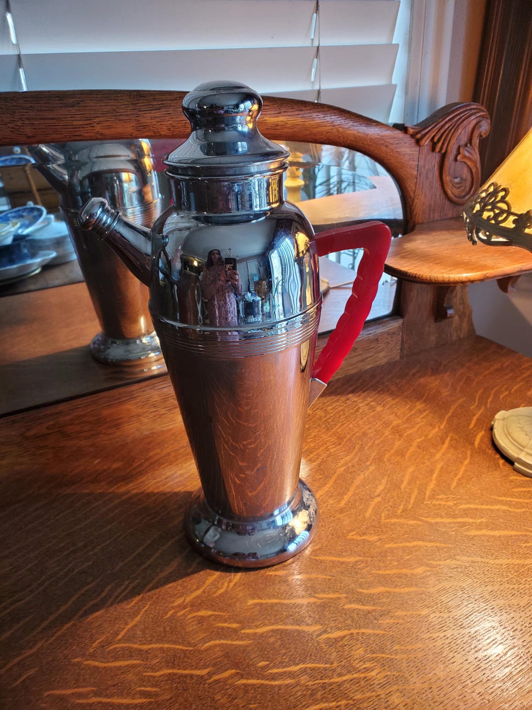 Boston Ware Chrome Plated Martini or Cocktail Shaker Vintage Barware ...