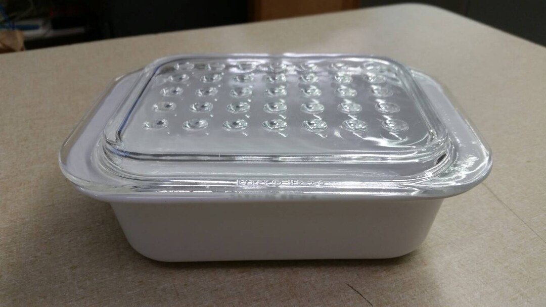 Corning Ware Vintage Fast Food Dish With Clear Glass Bubble Lid ...