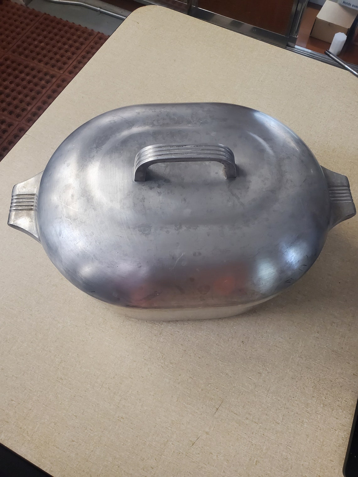 Used, Magnalite Country Kitchen Large Oval Turkey Roaster Pan Made in ...