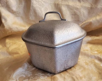 Vintage Century Silver Seal Covered Hammered Aluminum Pot - Etsy