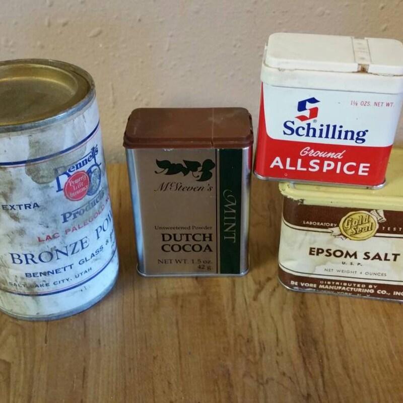 Epsom Salt Tin - Etsy