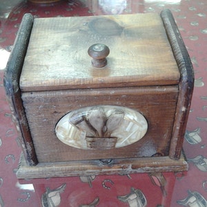 On Sale Vintage Lucite and Wood Recipe Box or Container With Original ...
