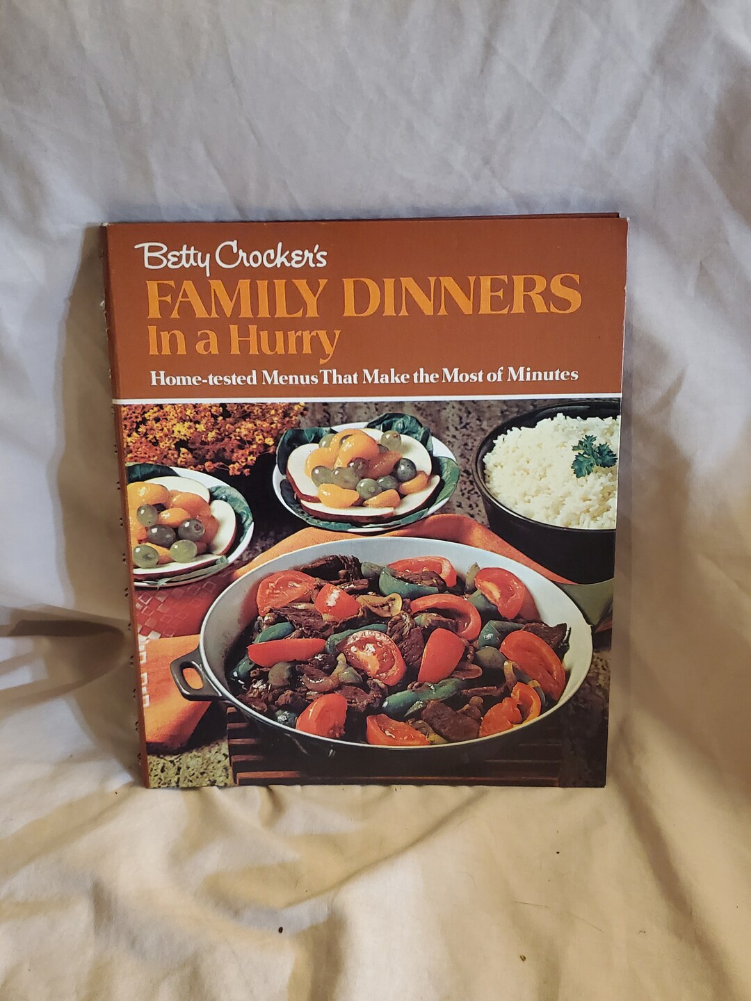Barely Used, Betty Crocker Family Dinners in a Hurry Hardback Spiral ...