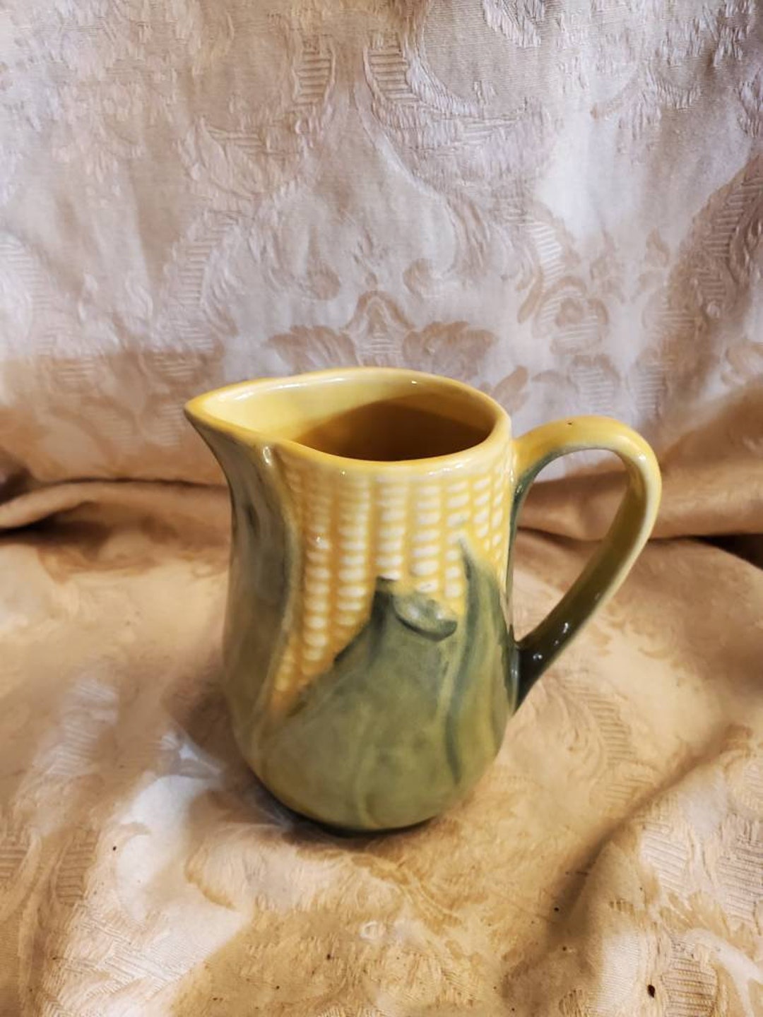Rare Find, Shawnee Pottery, Corn King, Milk Creamer or Syrup Pitcher ...