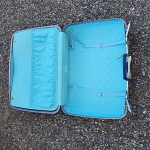 Very Clean, Large Sized, Hard Sided Samsonite Silhouette Powder Blue ...