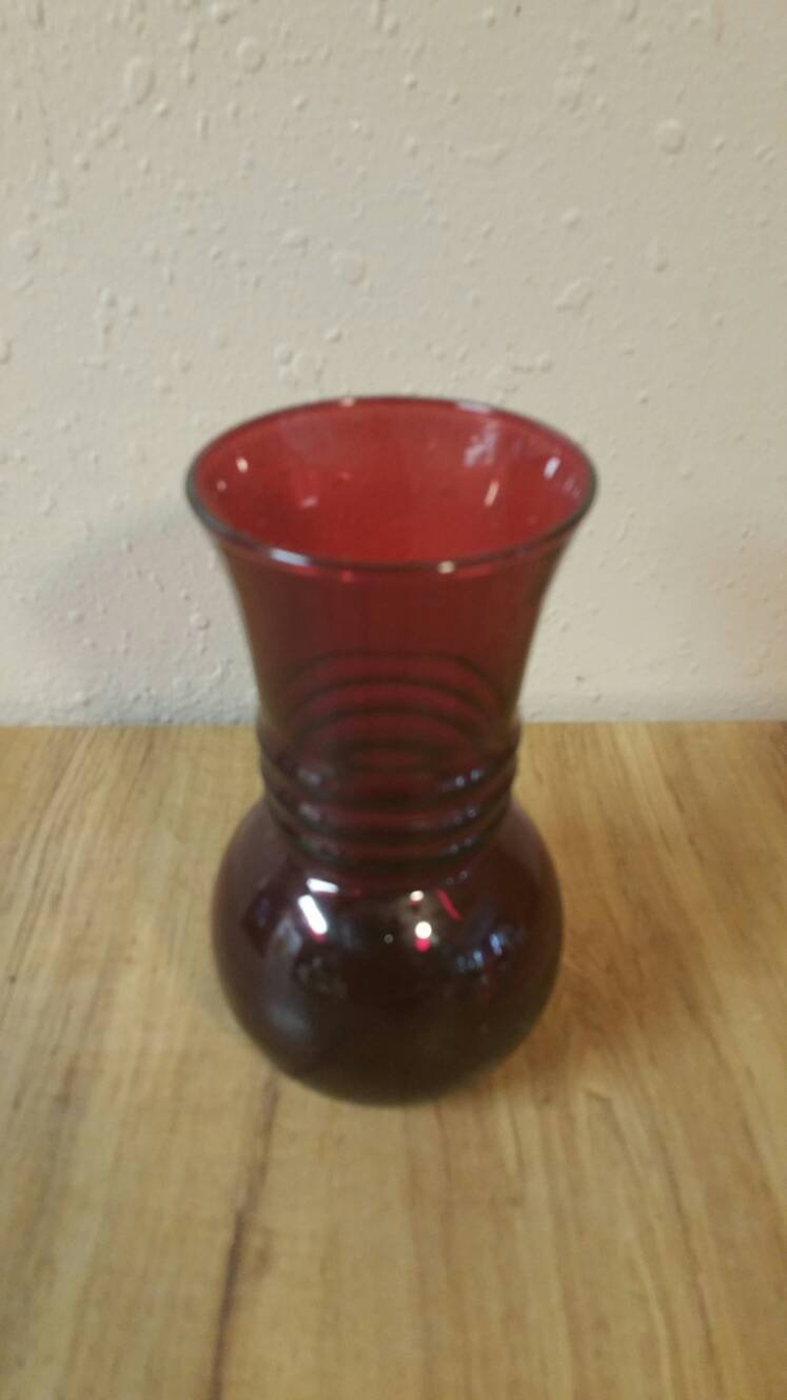 Anchor Hocking Royal Ruby or Ruby Red Ball or Horn Style Glass - Etsy