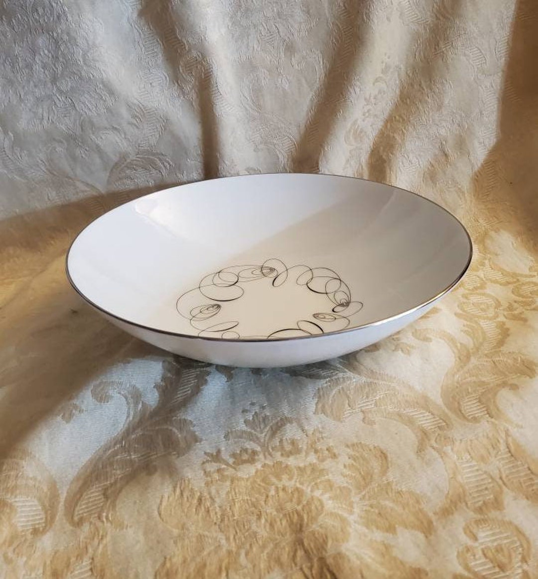 Sango Contemporary, 9.25 Inch Pasta/vegetable/potato Bowl With Black ...