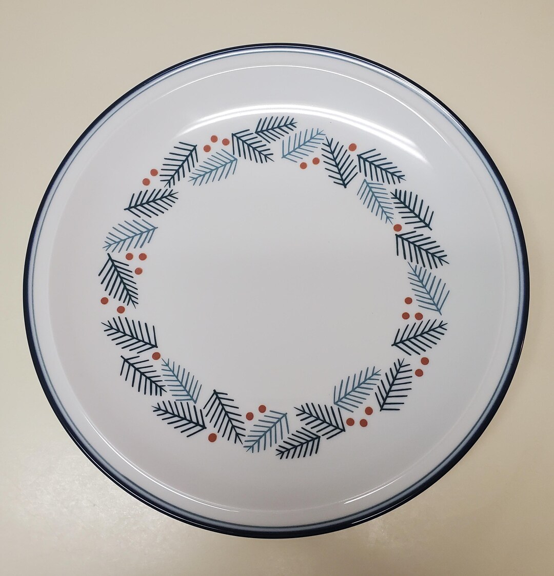 Dansk Bistro Christmas Pattern, 12 Inch Serving Platter or Chop Plate ...