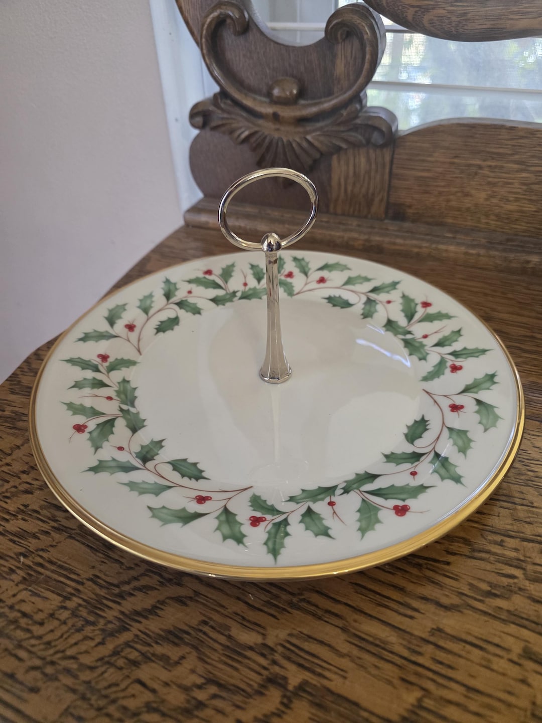 Lenox Dimensions, 10.60 Inch Round Serving Appetizer or Pastry Tray ...
