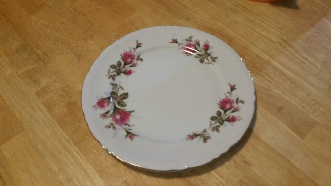 Lipper and Mann, Pompodour Rose, Bond Fine China of Japan, 10 Inch ...