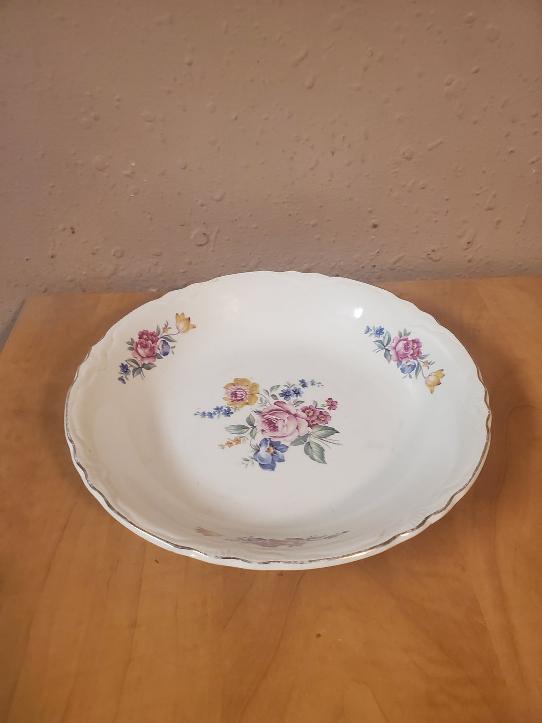 Rare Find, Scio Pottery, Hazel Pattern, 8.25 Inch Soup or Cereal Bowl ...